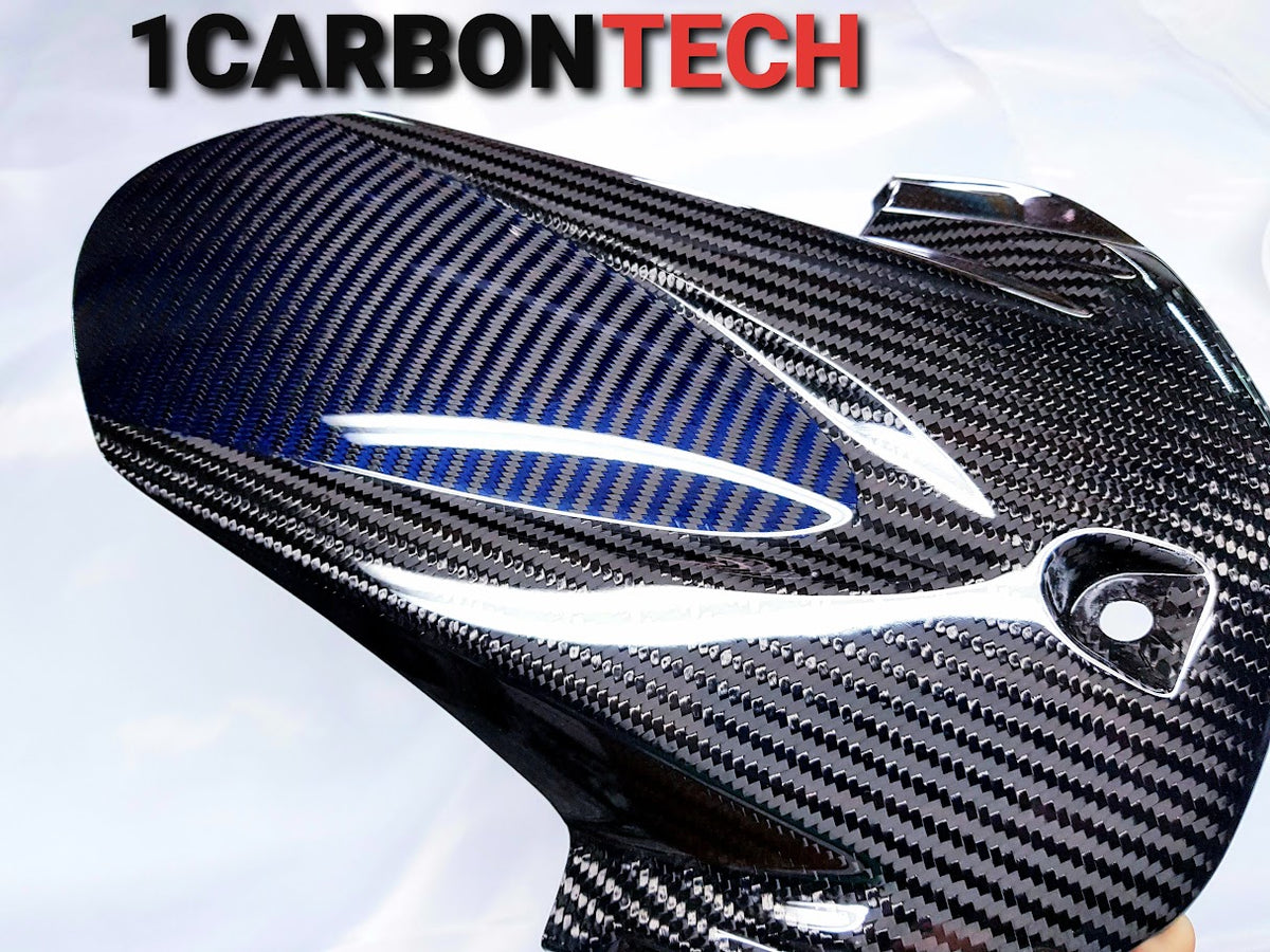 2011-2025 GSXR 600/750 BLUE HYBRID AND CARBON FIBER REAR FENDER HUGGER ...