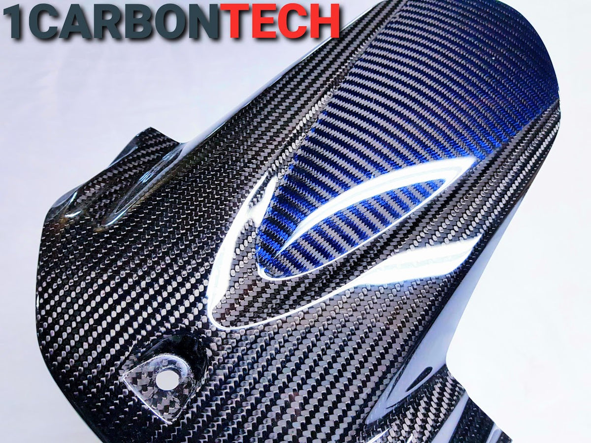2009-2016 GSXR 1000 BLUE HYBRID AND CARBON FIBER REAR FENDER HUGGER ...