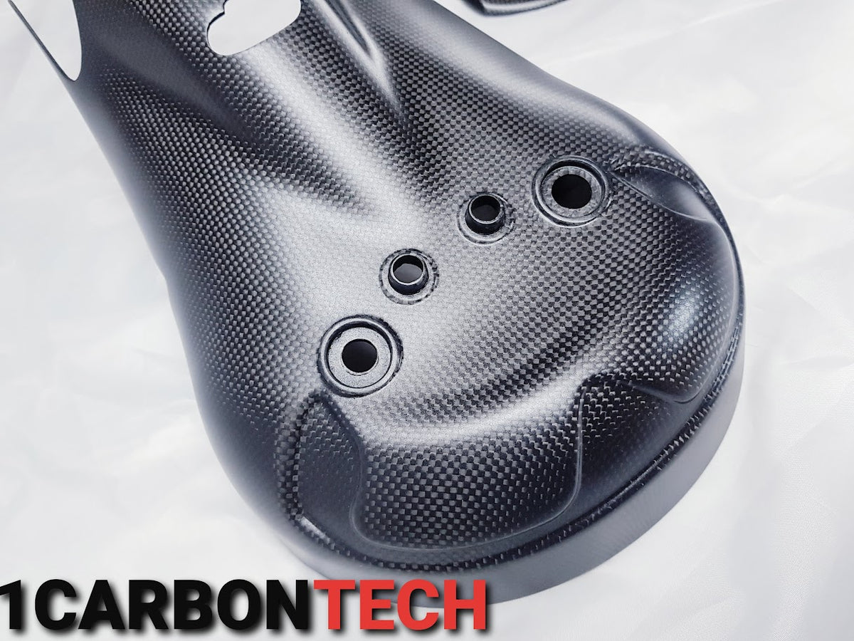 DUCATI PANIGALE 959 1299 CARBON FIBER REAR EXHAUST SHIELD COVER ...