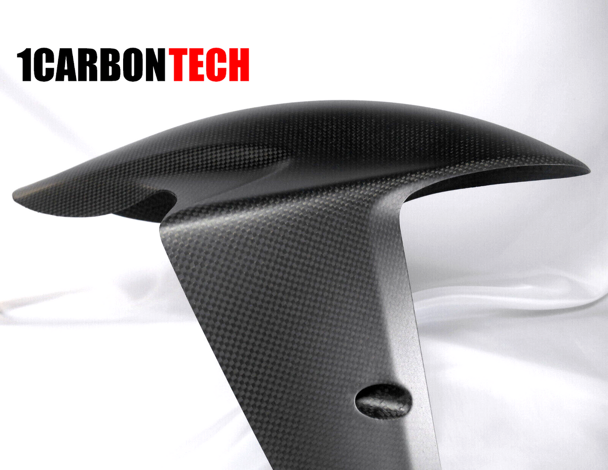 DUCATI PANIGALE 899, 959, 1199, 1299 CARBON FIBER FRONT FENDER MUDGUAR ...
