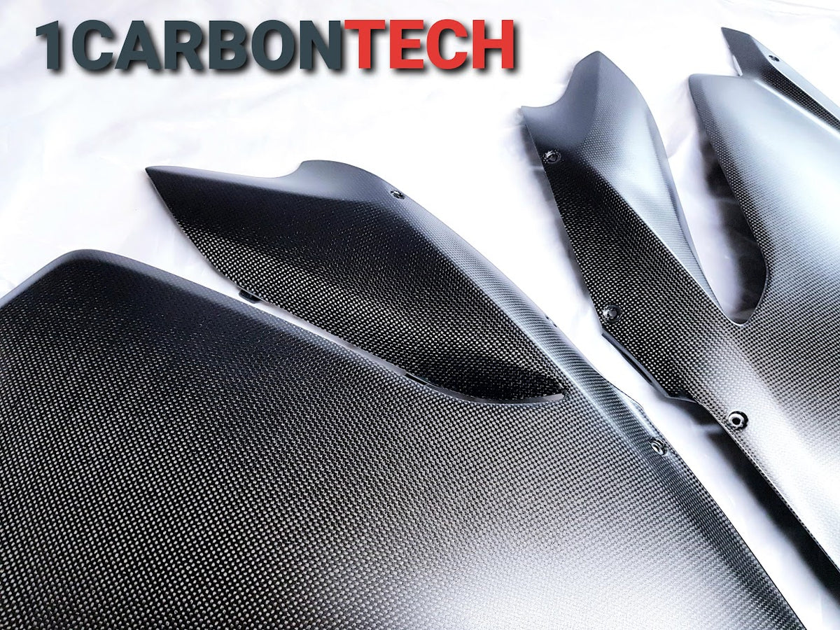 DUCATI PANIGALE 899 1199 CARBON FIBER FAIRINGS FRONT SIDE PANELS ...