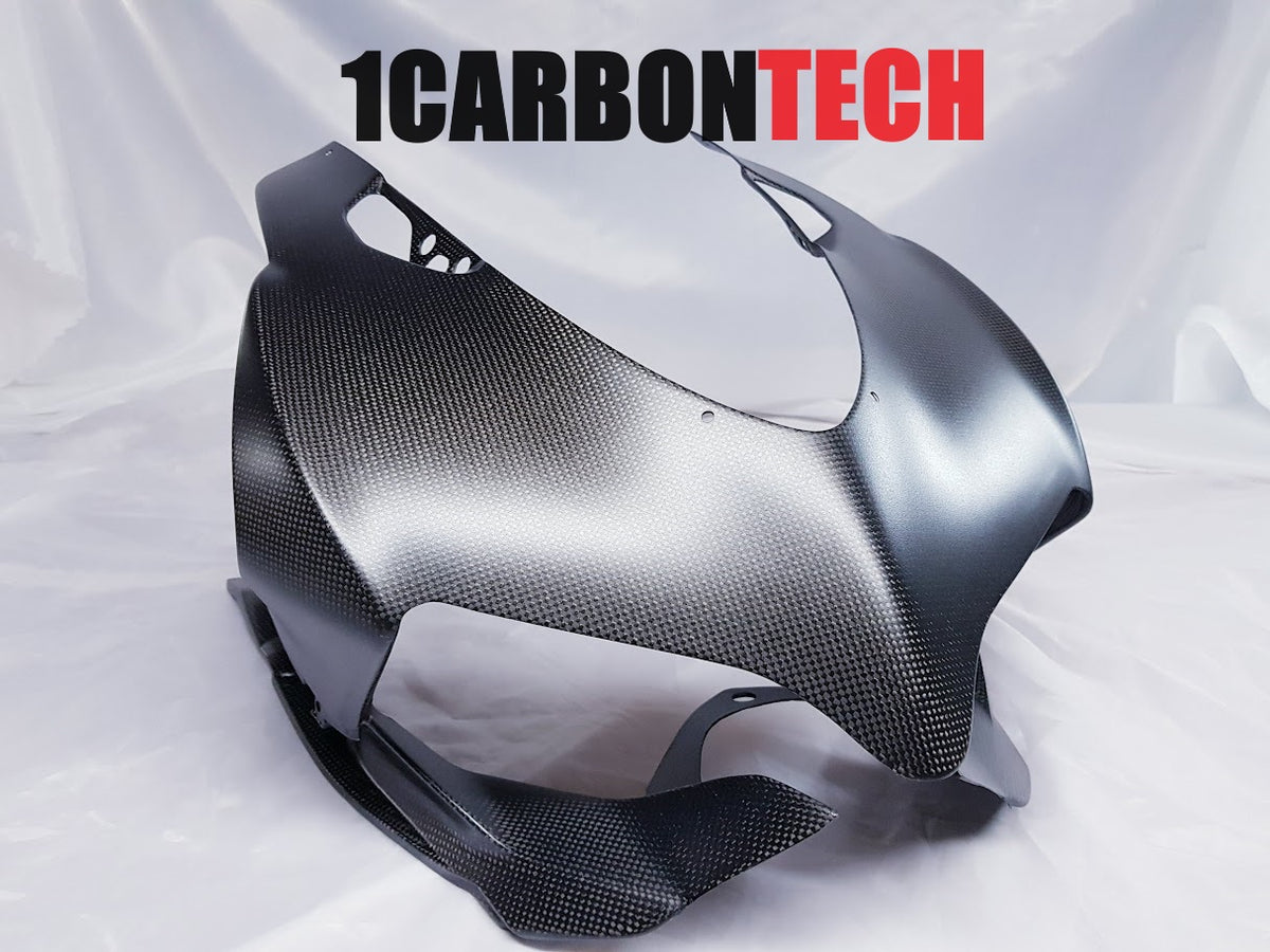 DUCATI PANIGALE 899 1199 CARBON FIBER FRONT UPPER NOSE BODY COWL ...